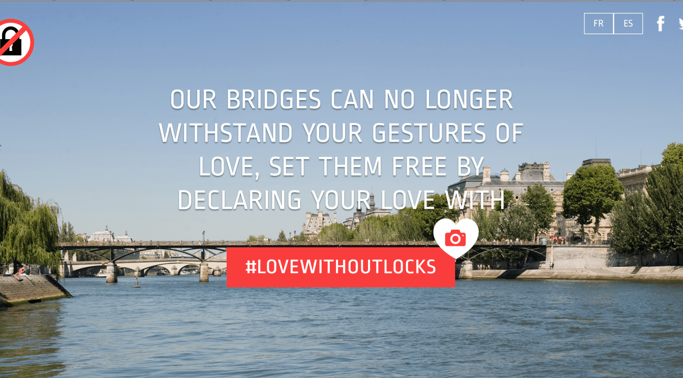 Paris to Lovers: Love Without Locks | NO LOVE LOCKS™